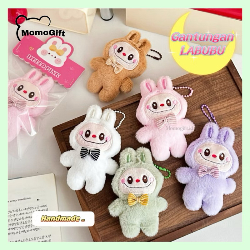 Jual Gantungan Tas Boneka Labubu Keychain Gantungan Kunci Karakter Lucu ...