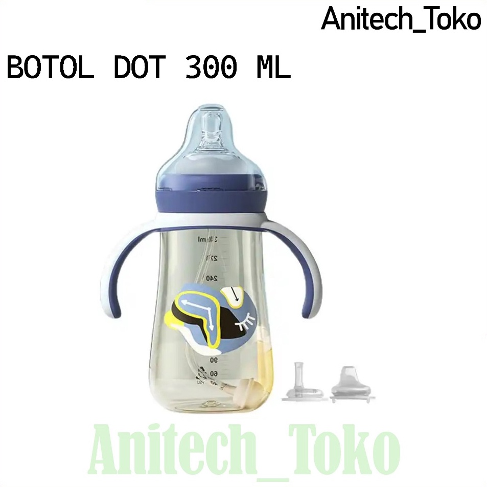 Jual Pusat Belanja anitech toko Botol Minum Bayi Anak 2 in 1 2in1 Dot dan Sedotan 3 ml Training ...