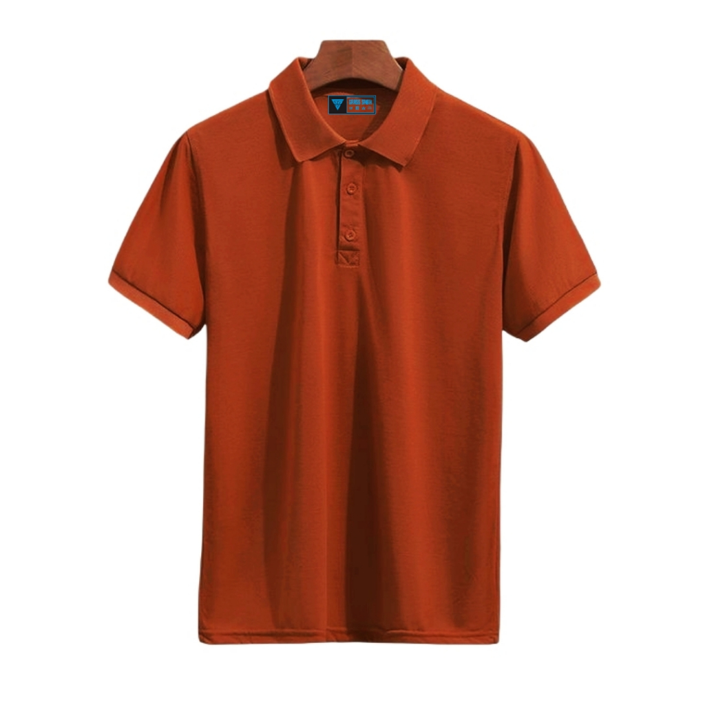 Jual Grass Sabik - Polo Shirt Merah Bata Polos | T-Shirt Regular | Kaos ...