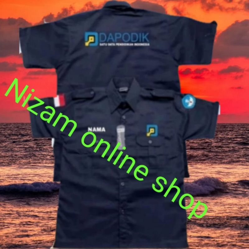Jual Kemeja Dapodik seragam Dapodik Baju Dapodik PDH Dapodik Kemeja ...