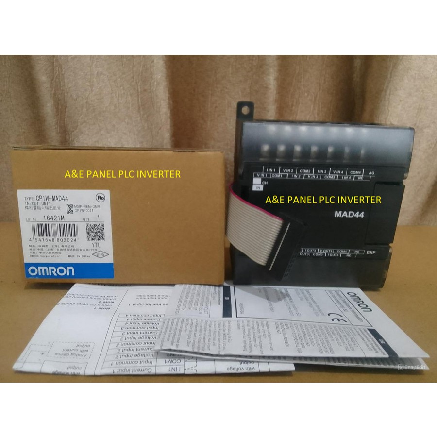 Jual CP1W-MAD44 PLC Omron CP1WMAD44 CP1W MAD44 analog input output i/o io | Shopee Indonesia