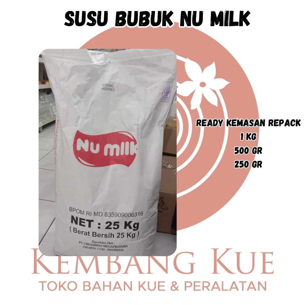 Jual susu bubuk full cream/susu bubuk kiloan/susu nu milk/tepung susu ...