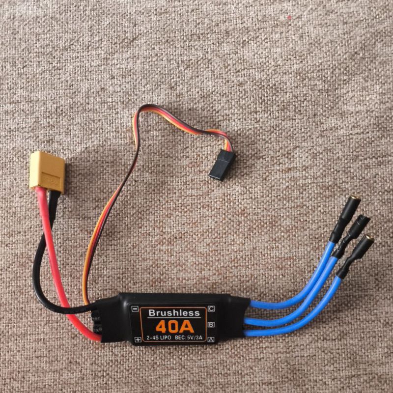Jual ESC Brushless 40A 2-4S LIPO BEC 5V/3A | Shopee Indonesia