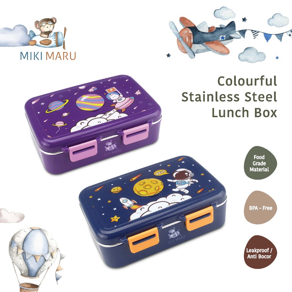 Jual Yooyee Stainless Steel Lunch Box | Kotak Bekal Tas Sendok Garpu ...