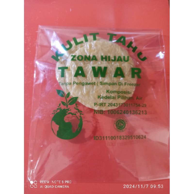 Jual kulit tahu tawar bulat ukuran 8 cm isi 50/pack | Shopee Indonesia