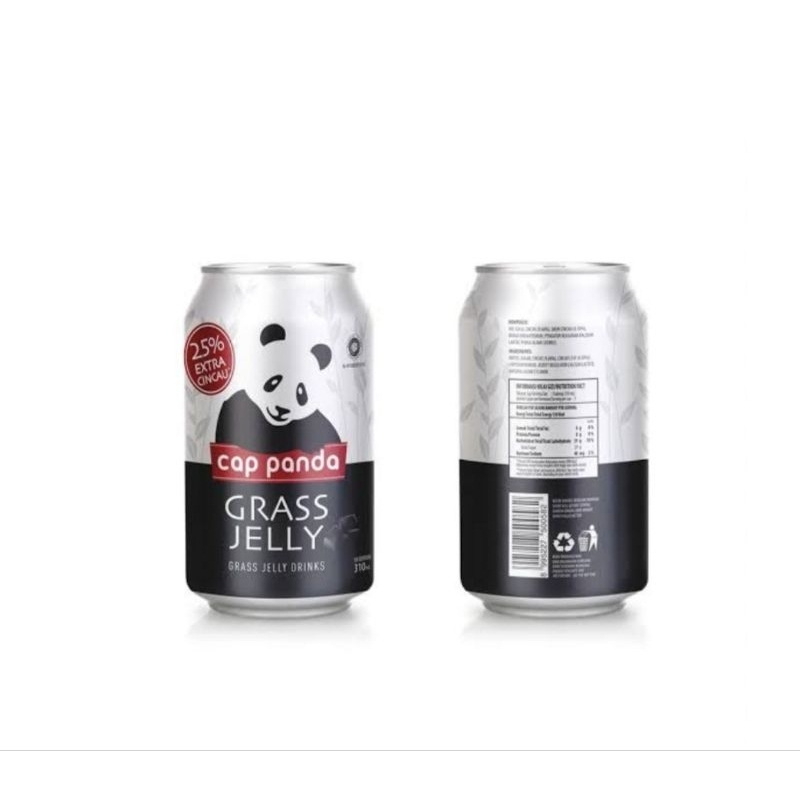 Jual Minuman Cincau Cap Panda / Grass Jelly Drinks 310 ml | Shopee ...