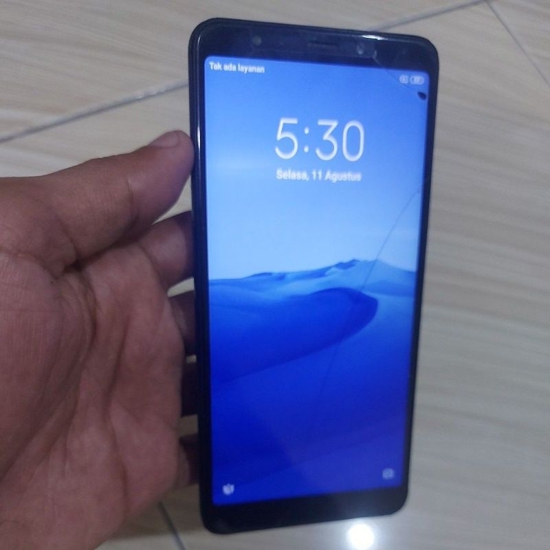 Jual lcd layar frame redmi 5 rosy original copotan minus retak & tompel ...