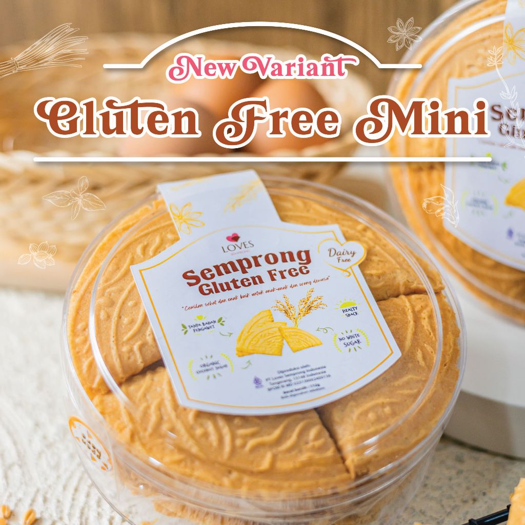 Jual Cemilan Sehat Snack Sehat Mini Semprong Gluten Free Loves Semprong ...