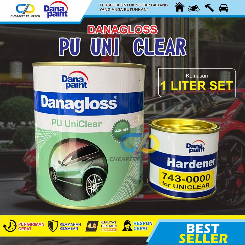 Jual CLEAR DANAGLOSS PU UNICLEAR 1 LITER | Shopee Indonesia