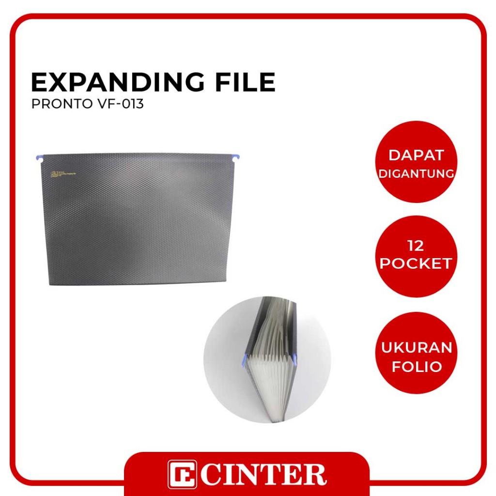 Jual PRONTO - TEMPAT DOKUMEN / MAP FOLDER DOKUMEN / EXPANDING HANG FILE ...