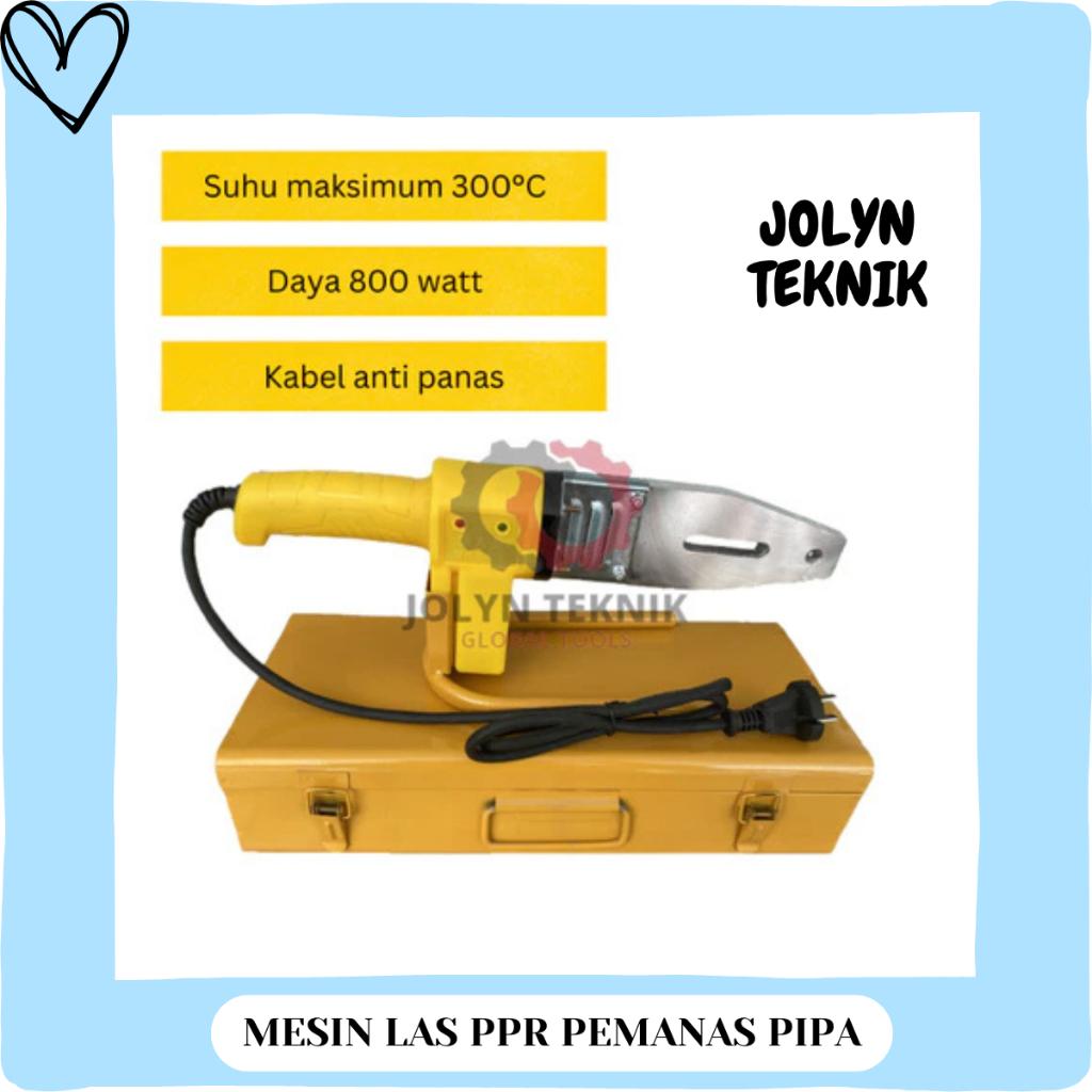 Jual MESIN LAS PPR 20-63MM / PEMANAS PIPA PPR / PIPA HEATER TRAFO LAS ...