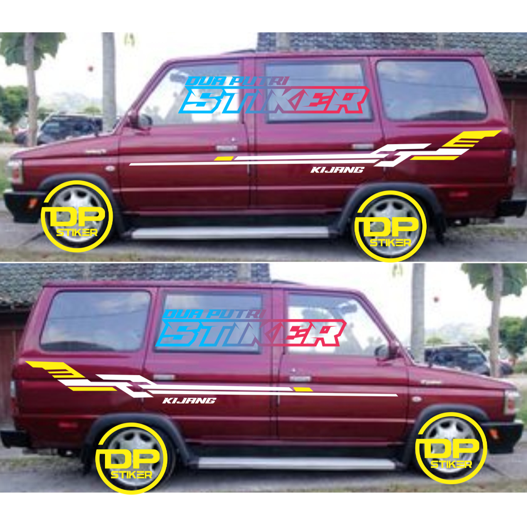Jual Stiker Mobil Kijang Super Stiker Body Kijang Super Stiker Kijang ...