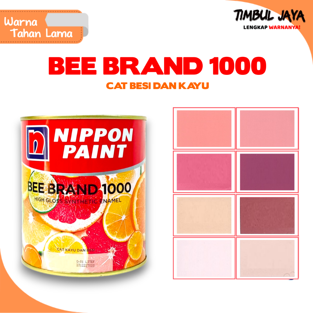 Jual Nippon BEE BRAND 1000 0,9L Cat Kayu dan Besi Nippon Paint / Cat ...