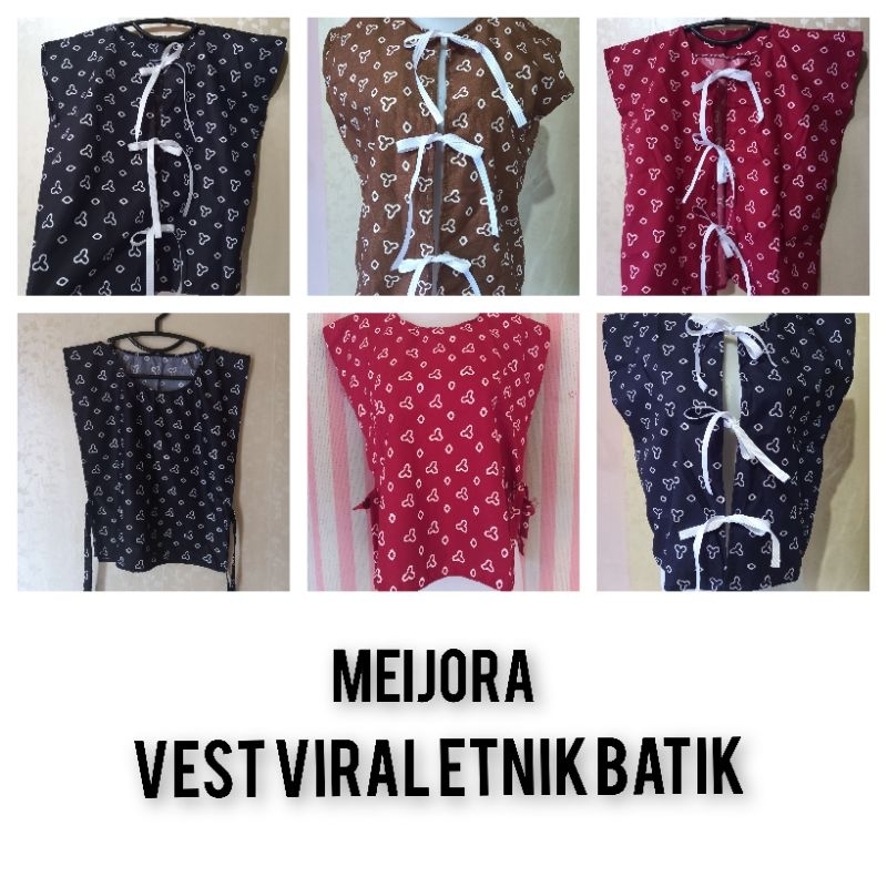 Jual VEST VIRAL BATIK ETNIK | Shopee Indonesia
