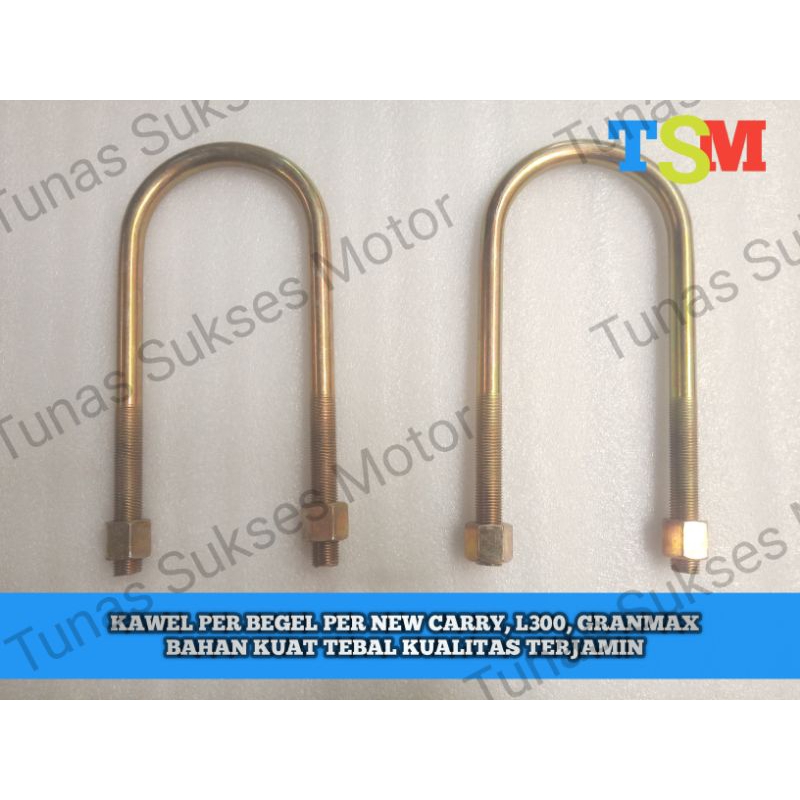 Jual BEGEL PER U BOLT NEW CARRY, L300, GRANMAX BAHAN KUAT TEBAL ...