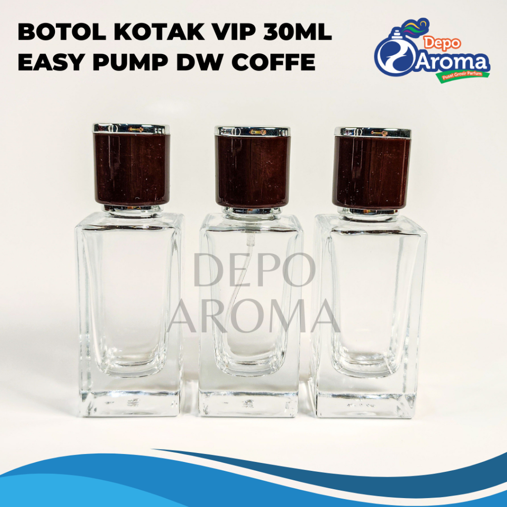Jual [NEW ARRIVAL] Botol Parfum Kotak VIP Semi Press DW Coffe 30ML ...