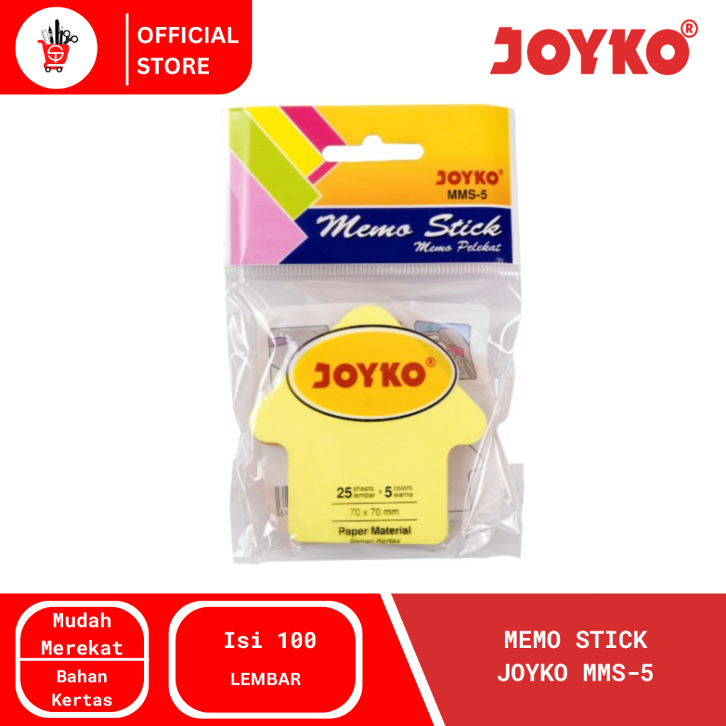 Jual Memo Stick | Memo Tempel | Sticky Note Joyko MMS-0656 (1 PCS ...