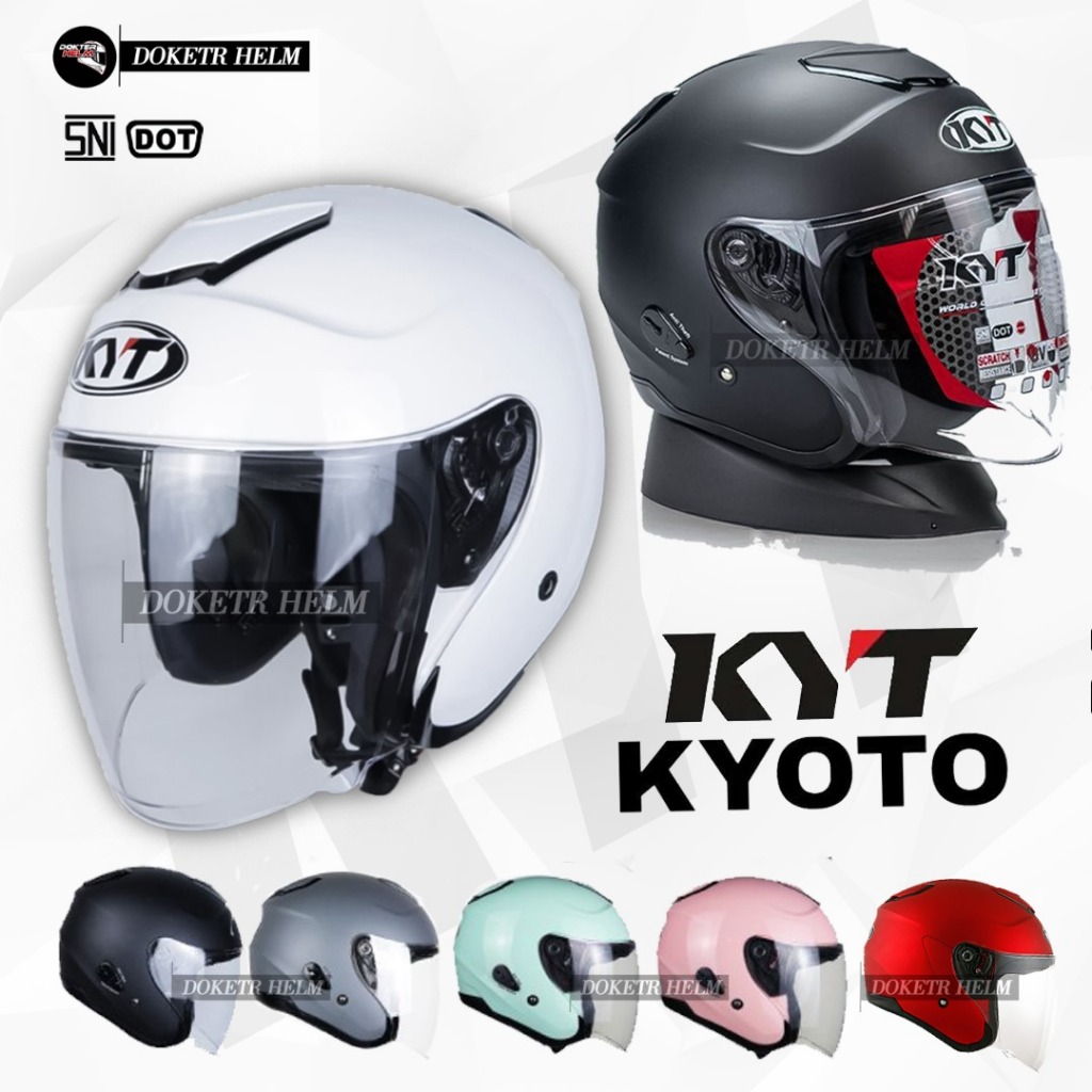 Jual HELM KYT KYOTO R SOLID 100% ORIGINAL KYT | Shopee Indonesia