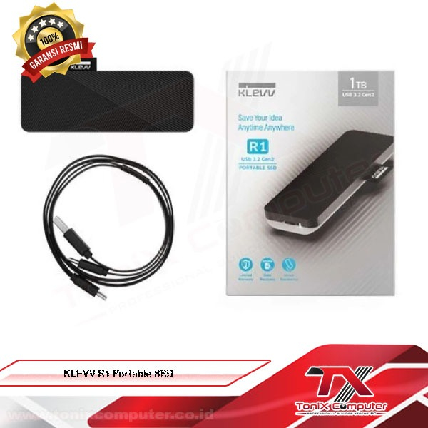 Jual KLEVV R1 Portable SSD 1TB USB 3.2 Gen2 | Shopee Indonesia