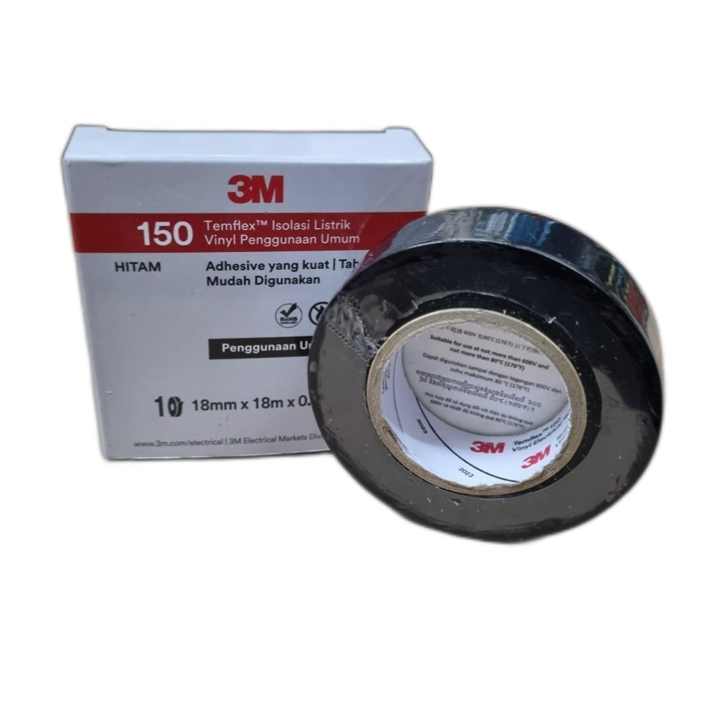 Jual Isolasi Listrik / Lakban Listrik Hitam 3M 1258jr | Shopee Indonesia