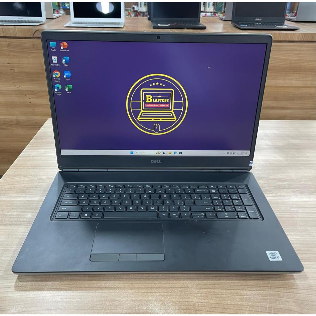 Jual DELL PRECISION 7750 CORE I7 GEN 10 RAM 32 GB SSD 512 GB NVDIA RTX ...