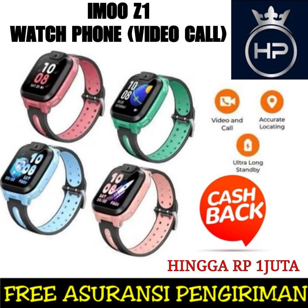 Jual IMOO Z1 WATCHPHONE HD VIDEO CALL SWIMMING RESISTANCE CAMERA GPS ...
