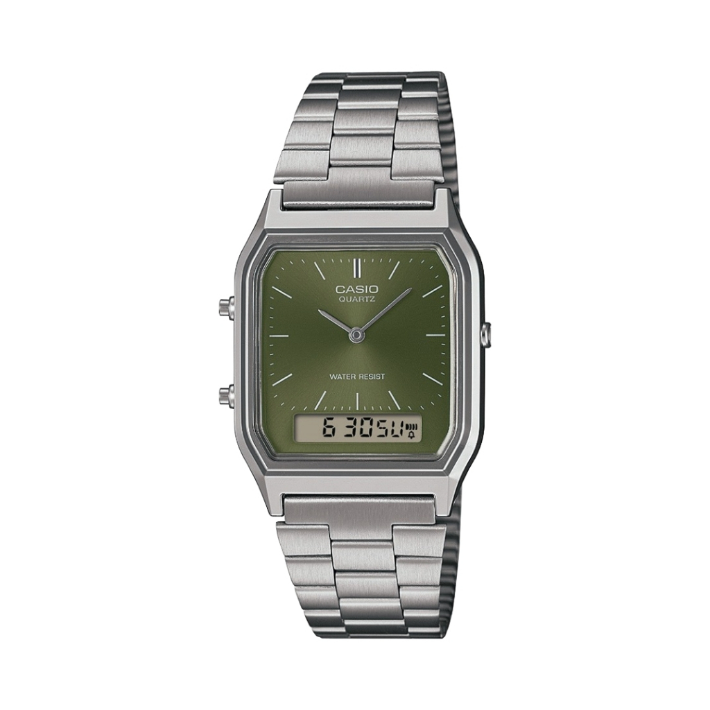 Jual Casio Jam Tangan Unisex dengan format Analog Digital AQ-230A ...
