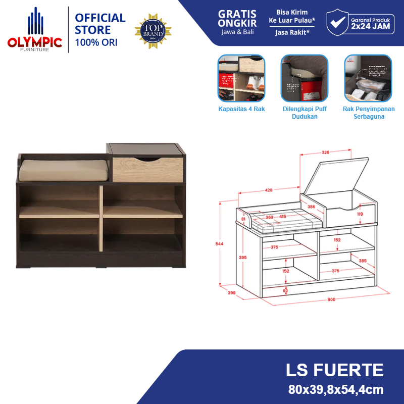 Jual Olympic Lemari Sepatu - LS FUERTE | Shopee Indonesia
