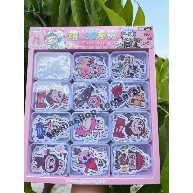 Jual SAKHA- 1PCS STICKER POTONG LABUBU | MAINAN ANAK STICKER LABUBU ...