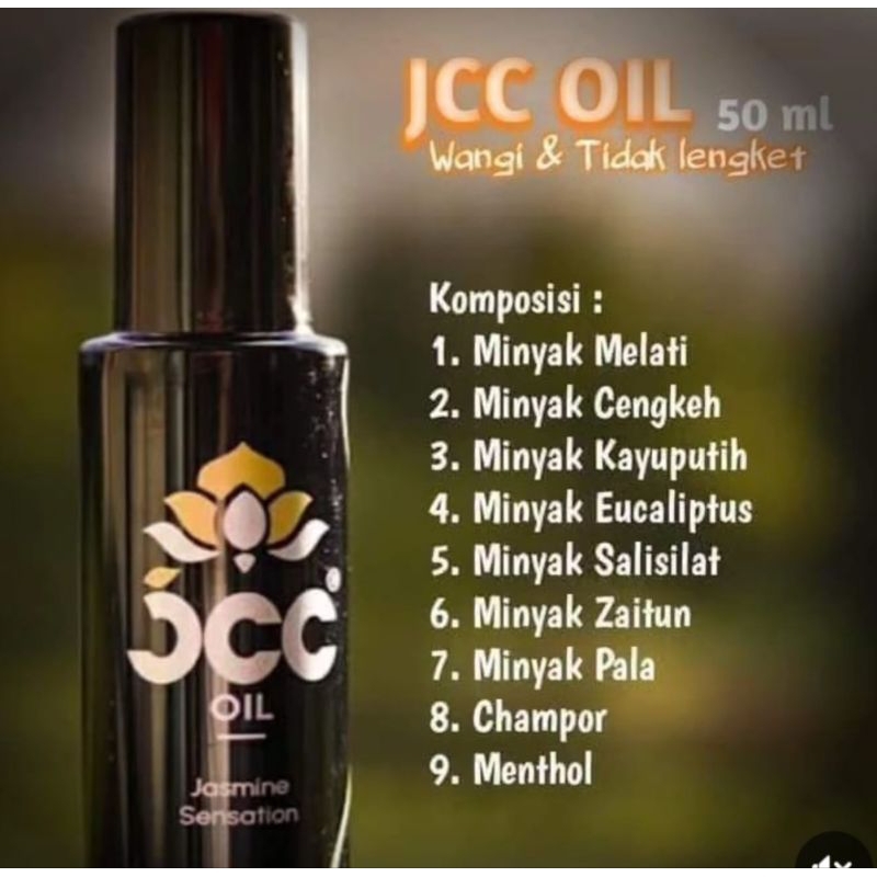 Jual JCC Oil minyak gosok/balur herbal kemasan 50ml membantu mengatasi ...