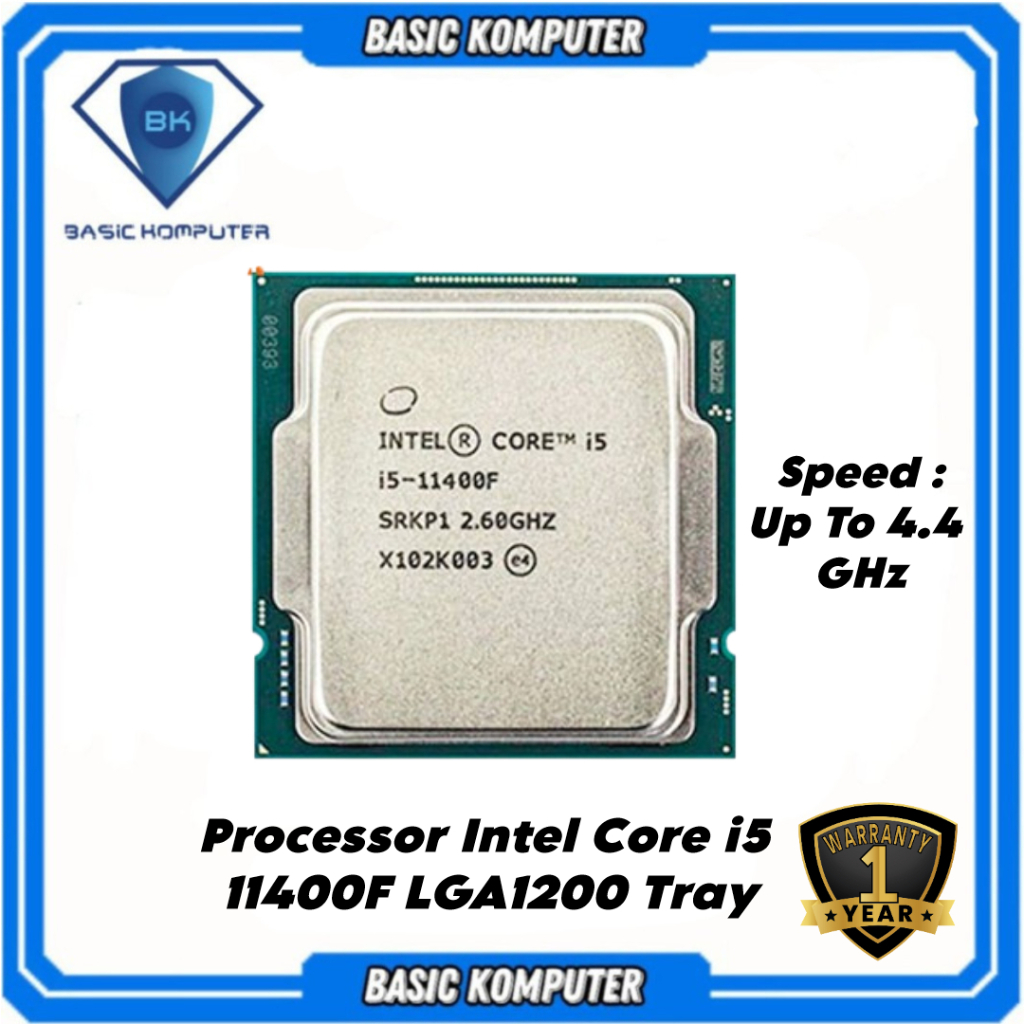 Jual PROCESSOR INTEL CORE i5 11400F SOCKET LGA1200 TRAY | Shopee Indonesia