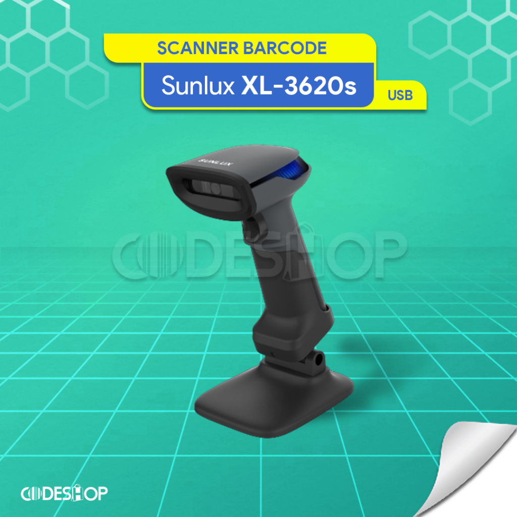 Jual Scanner Barcode Sunlux XL-3620s Scan Barang Warehouse Logistik ...