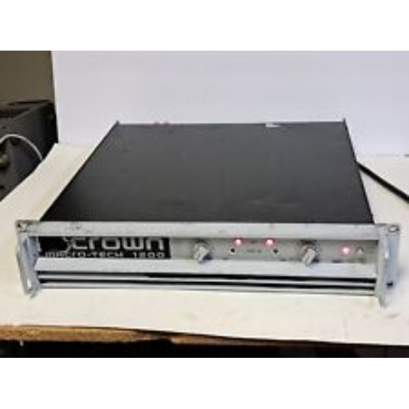 Jual jual POWER CROWN MACRO TEGH 1202 AMPLI AMPLIFIER POWER MACRO TECH ...