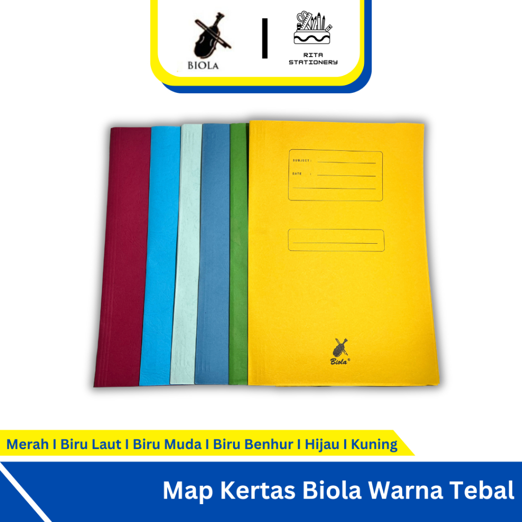 Jual BIOLA - MAP KERTAS / MAP BIASA TEBAL 5002 - Satuan | Shopee Indonesia