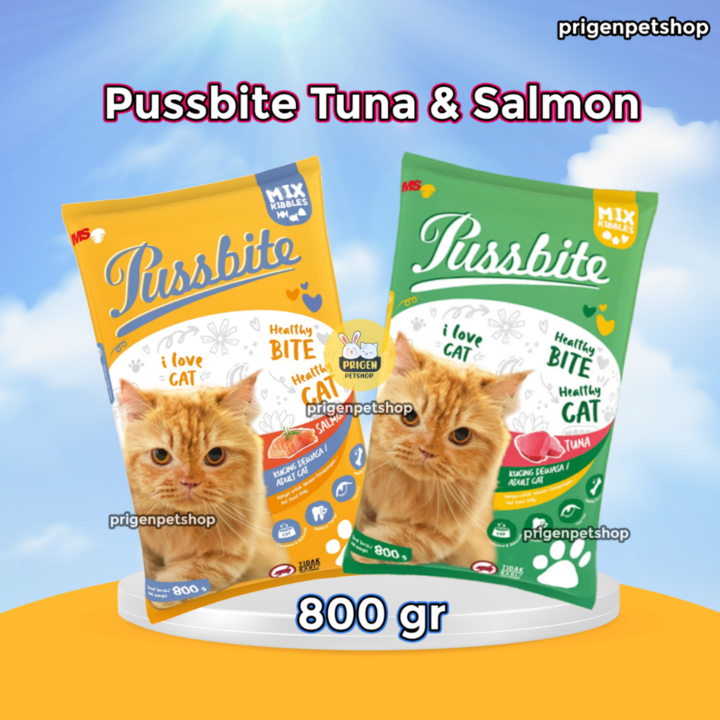 Jual Pussbite 800 Gr Pakan Kucing Murah - Makanan Kering Kucing ...