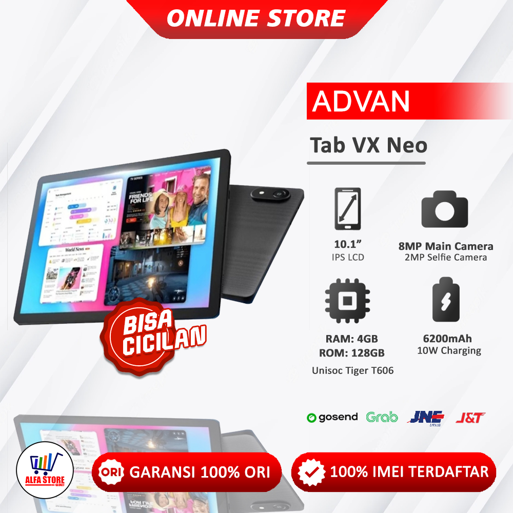 Jual Advan VX Neo Tablet RAM 4/128GB Garansi Resmi | Shopee Indonesia