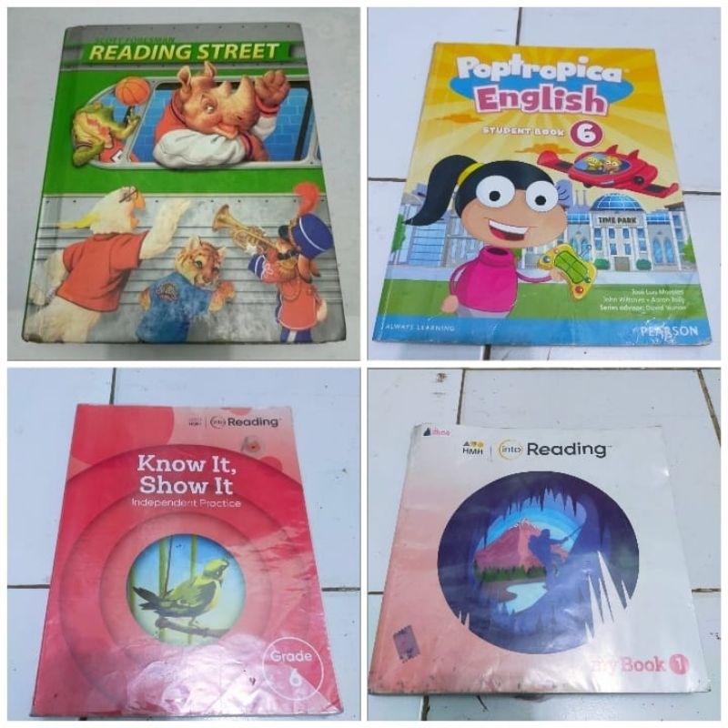 Jual ORIGINAL READING STREET & POPTROPICA ENGLISH & INTO READING BOOK 1 ...
