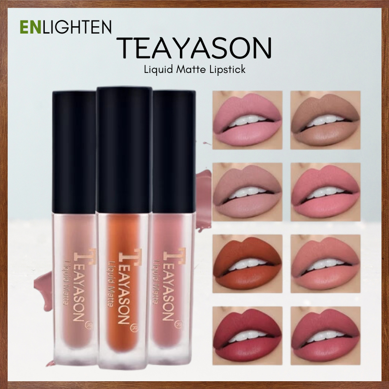 Jual TEAYASON Liquid Matte Lipstick Velvet Lipcream Lipgloss Lip Mud ...
