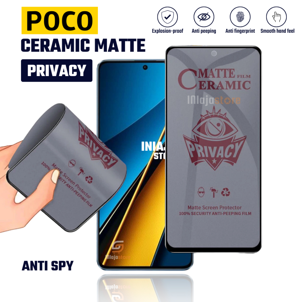 Jual Ceramic Matte Spy Xiaomi Poco X7 Pro 5G X6 5G X6 Pro F7 Pro F6 F6 Pro F5 F5 Pro X5 5G X5 ...