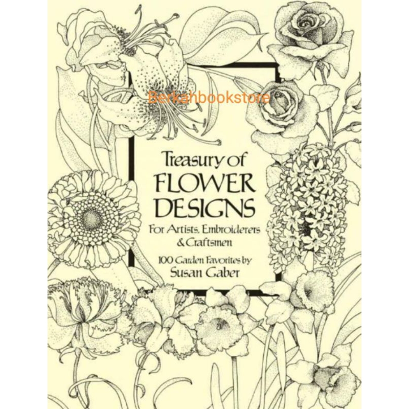Jual Buku Treasury of Flower Designs by Susan Gaber | Shopee Indonesia