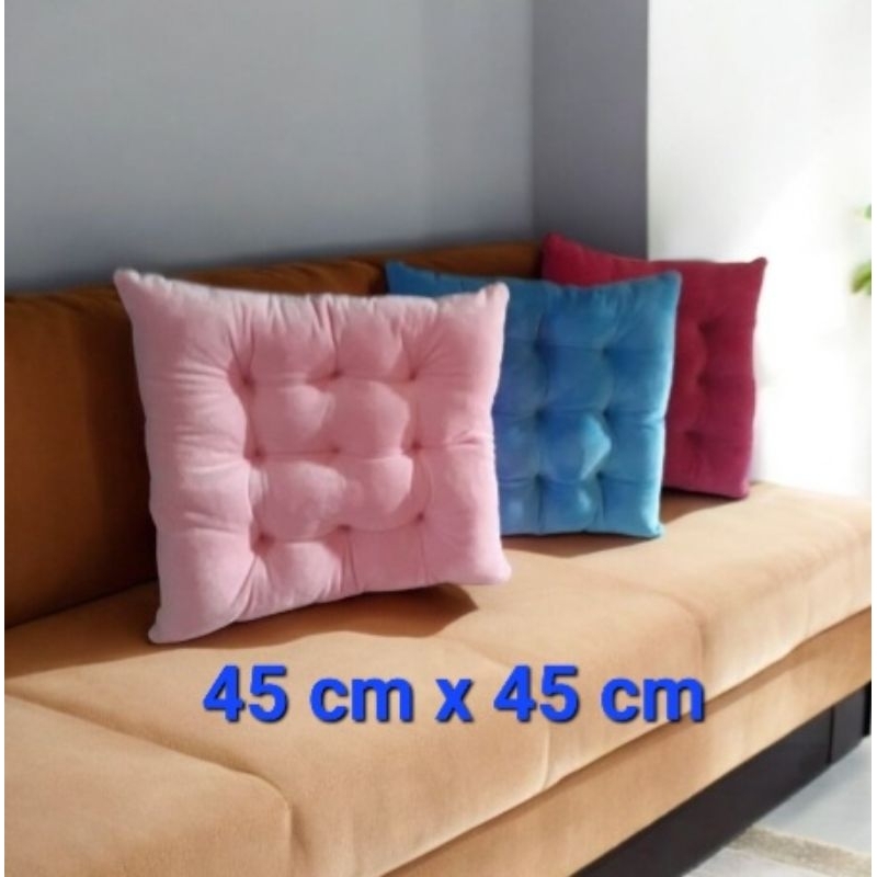 Jual Bantal Alas Duduk/kursi sofa Ondol.( BESAR VELBOA ) 45 cm | Shopee ...