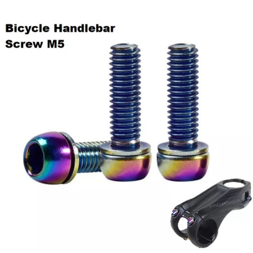 Jual Bicycle Handlebar Screw M5 - Baut Stem Sepeda | Shopee Indonesia