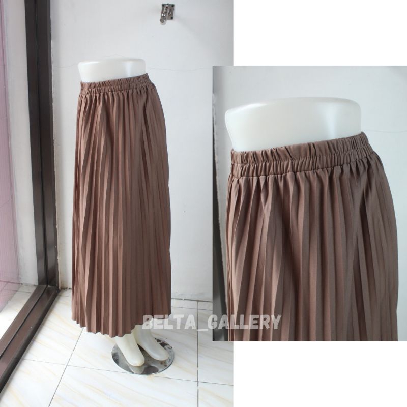 Jual Rok Plisket Hyget Premium Tebal Umbrella Ori Lebar Bawah Payung Cukup Standar Sampai Jumbo ...