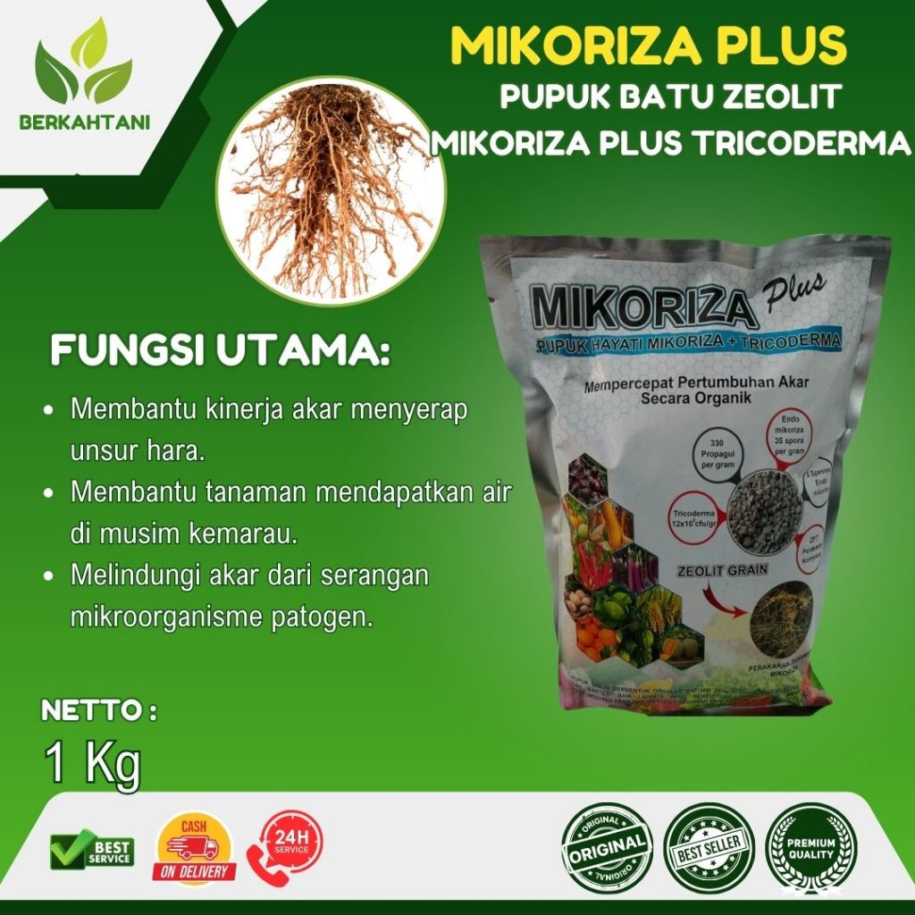 Jual Pupuk Mikoriza 1 Kg Plus Tricoderma | Shopee Indonesia