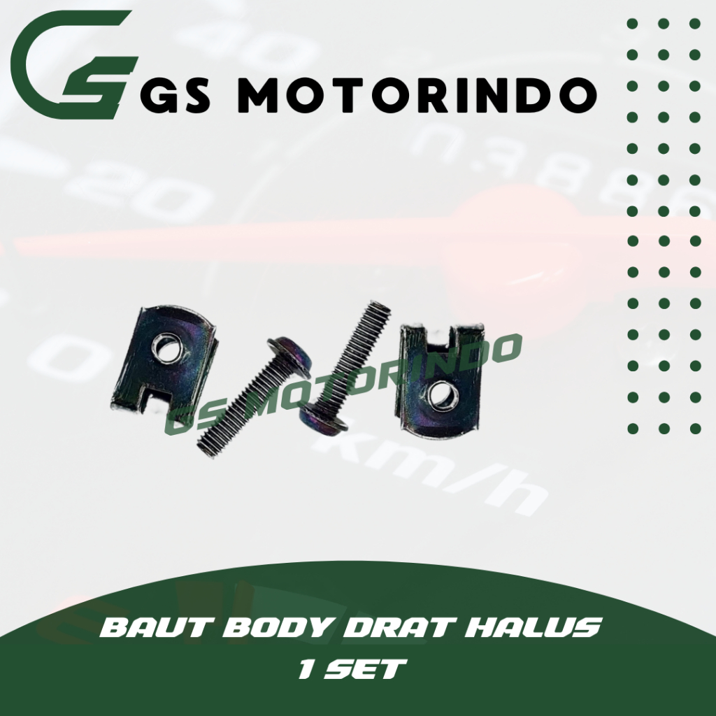 Jual Baut + Klip Batok Body Honda M4 Halus GS MOTORINDO | Shopee Indonesia