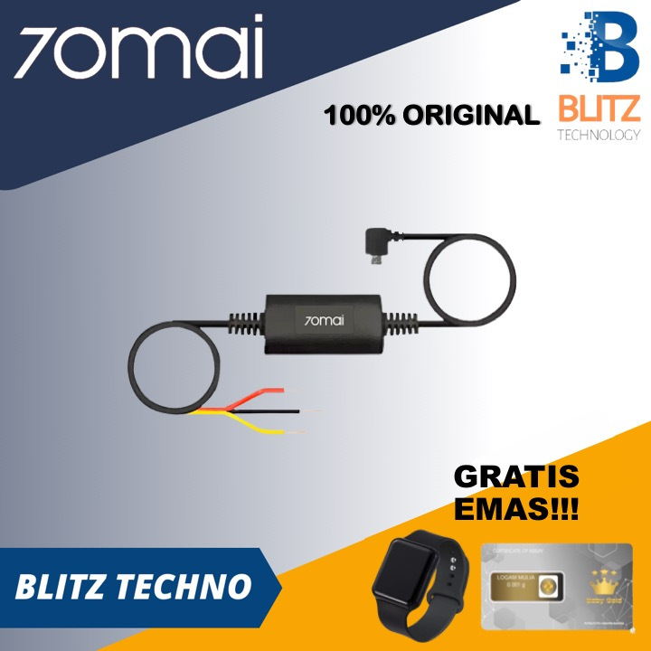 Jual 70mai Dashcam Hardwire Kit UP02/UP03 Untuk Parking Monitor Dash Cam | Shopee Indonesia