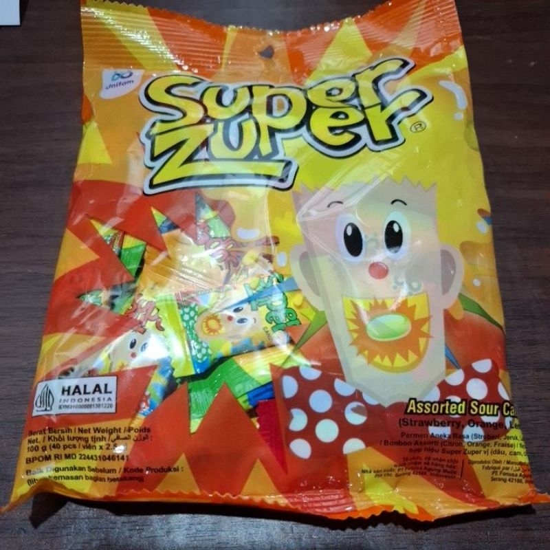 Jual PERMEN SUPER ZUPER 100GR ISI 40 PCS | Shopee Indonesia