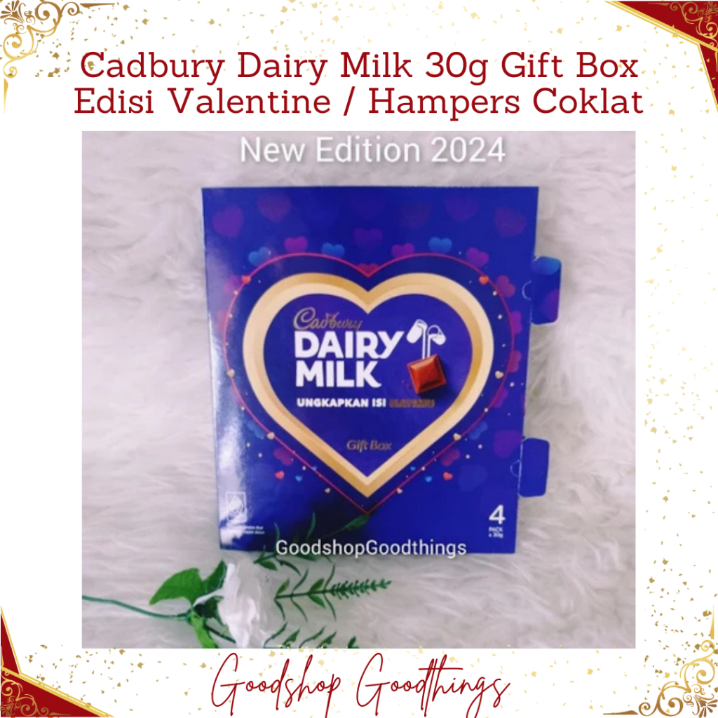 Jual Cadbury Dairy Milk 30g Gift Box Edisi Valentine / Hampers Coklat ...