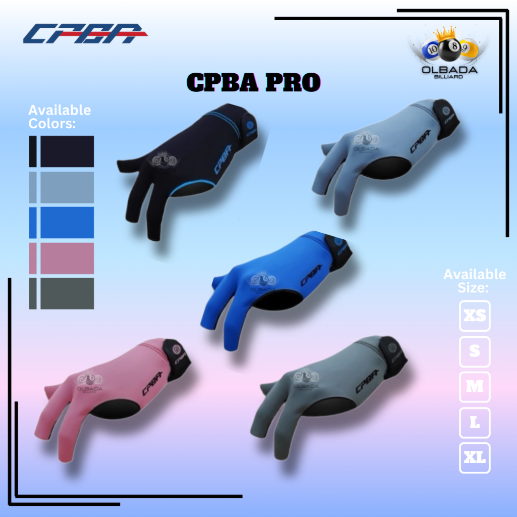 Jual CPBA Pro Gloves Open Finger Sarung Tangan Billiard | Shopee Indonesia