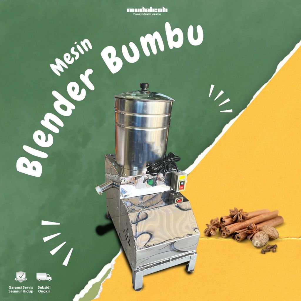 Jual Mesin Blender Bumbu Kapasitas 5kg Alat Giling Bumbu Halus Mesin ...